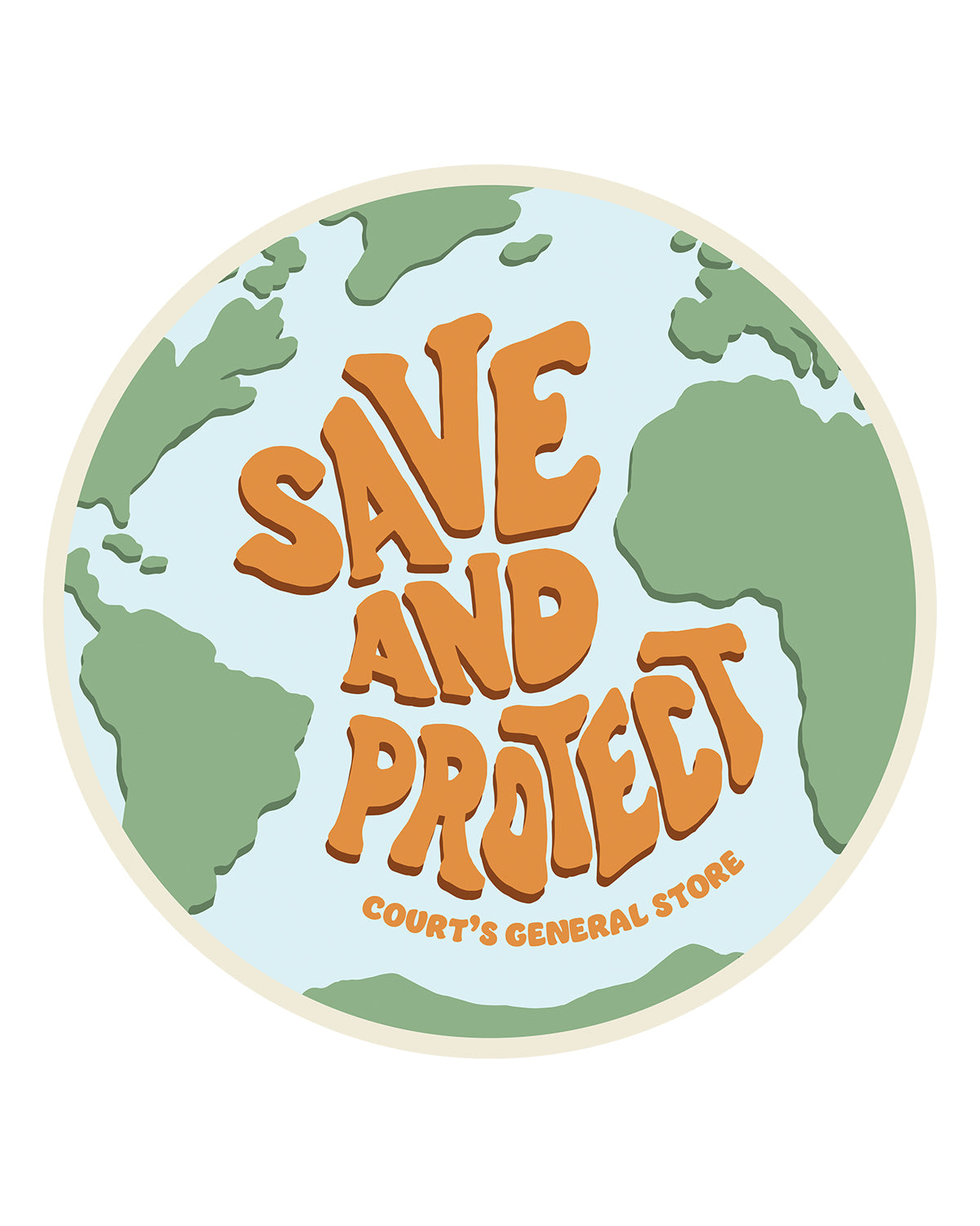 Save And Protect | Sticker – Court's General Store